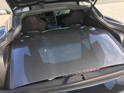 2014-2019 C7 Corvette carbon fiber roof panel Cyber Gray OEM | eBay