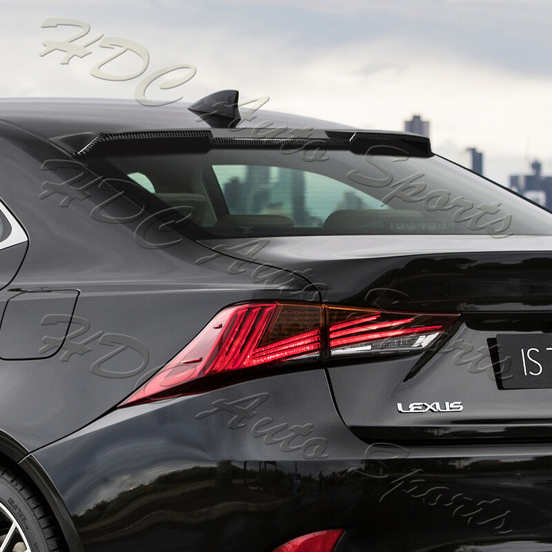 For 2014-2020 Lexus IS300 IS350 W-Power Carbon Look Rear Roof Visor ...