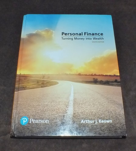 Personal Finance by Arthur Keown 8th edition 2019 Hardcover Pearson No ...