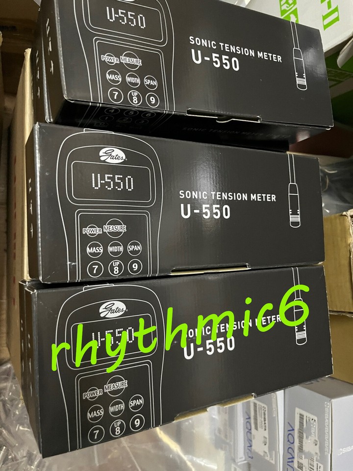 New UNITTA U-550 Gates Sonic Tension Meter U-550 Replace U-508 FedEx or ...