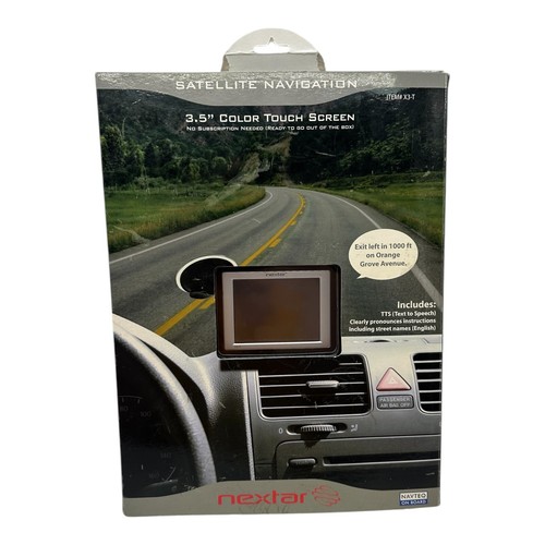 Nextar X3-T GPS Mountable Satellite Navigation System Bundle - New In ...