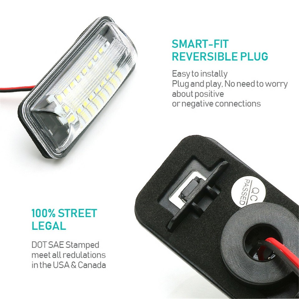 LED License Plate Lights For Subaru Forester Impreza WRX STI XV ...