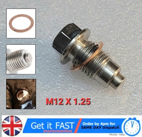 Stainless Steel Engine Magnetic Oil Drain Plug With Neodymium Magnet ...