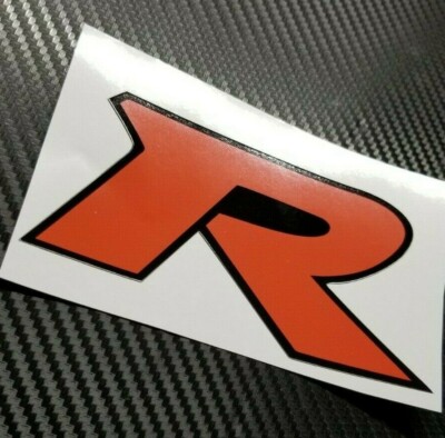 R Racing Type R Decal sticker for Honda Acura Import R logo racing ...