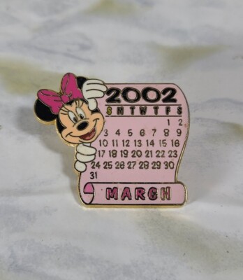 Disney Pin - DS - 12 Months of Magic Calendar 2002 - March - Minnie ...