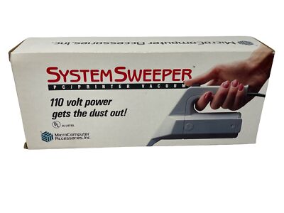 New Vintage System Sweeper PC/Printer Vacuum 1988 | eBay
