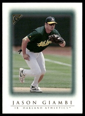 Jason Giambi 1999 Topps Gallery #60 Oakland Athletics | eBay