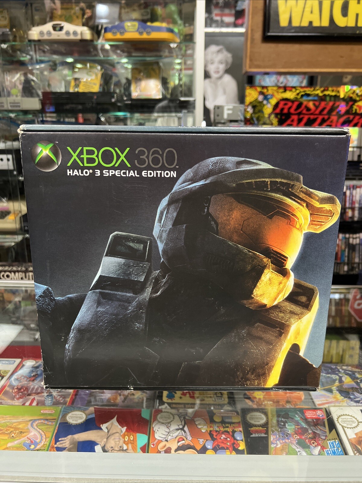 Microsoft Xbox 360 Halo 3 Special Edition 20GB Green & Gold Console ...