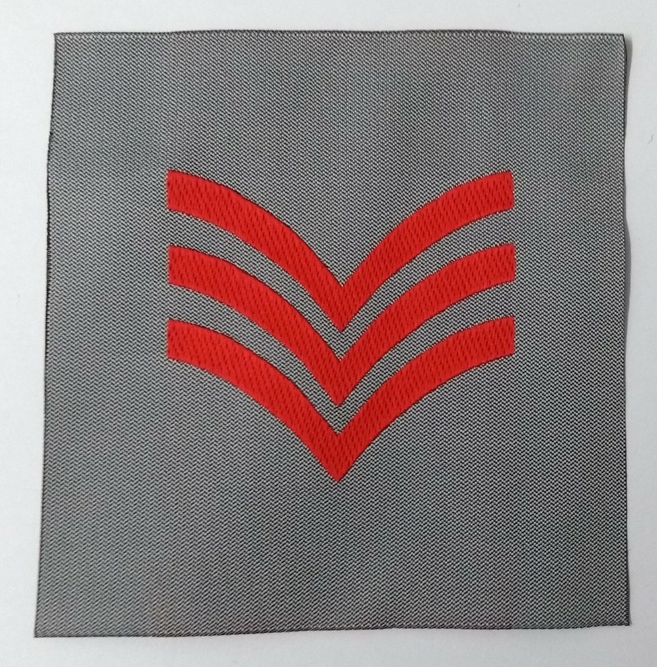 Genuine British QARANC Q A Royal Army Nursing Corps Rank Patches SGT ...