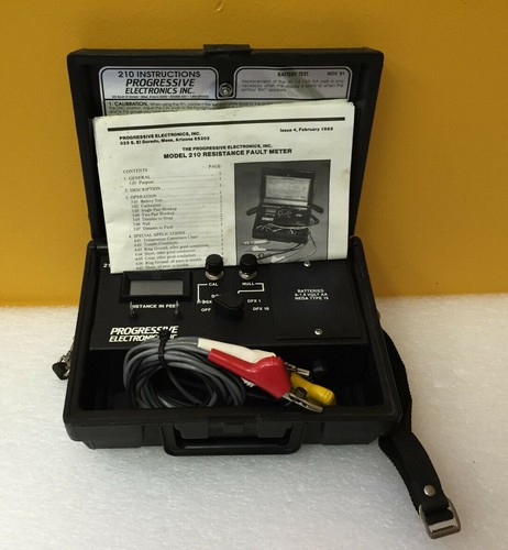 Progressive Electronics 210 Resistance Fault Meter w/ TP-1 Temp Probe ...