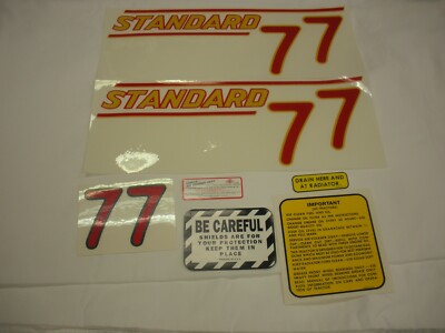 Oliver 77 Standard Red Numbers Tractor Decal Set | eBay