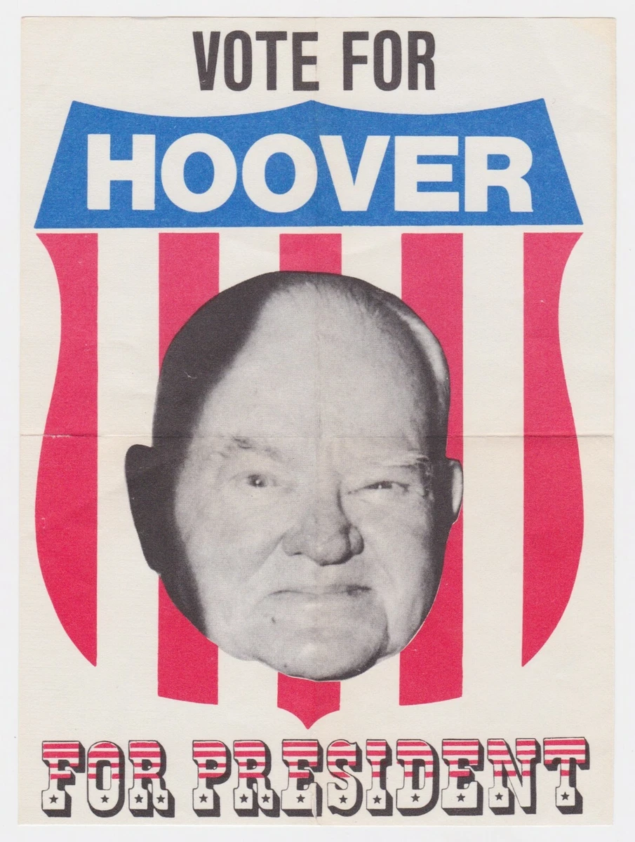 Herbert Hoover Campaign Poster