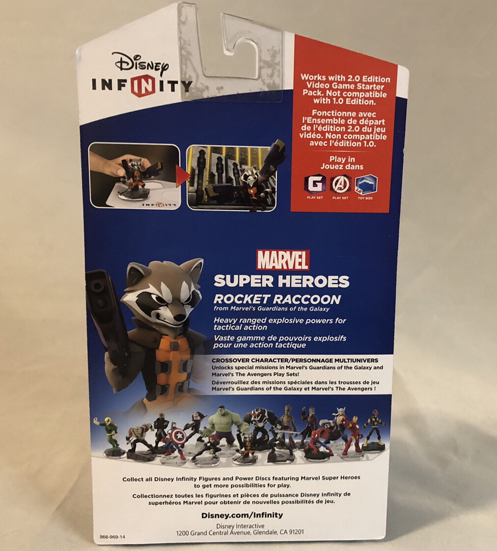 Disney Infinity 2.0 Edition Rocket Raccoon Action Figure - 120564 for ...