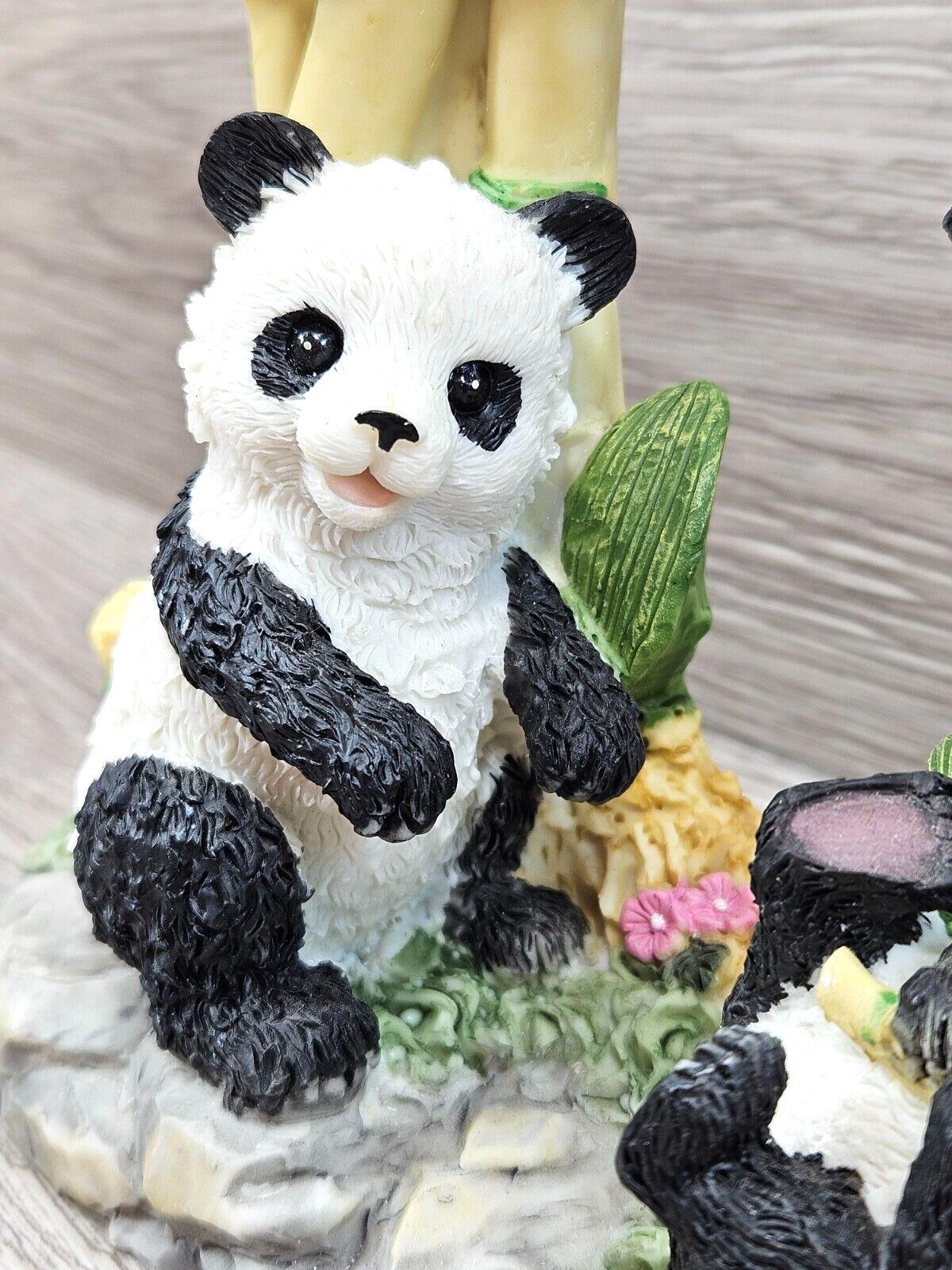 Vintage Panda Bear Clock Ornament Decorative Collectible Decoration 6 ...