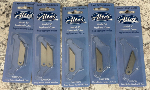 Lot 25 Blades Alto's Freehand Cutter Model 30 Replacement Blades 5 ...