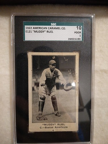 Herold Muddy Ruel 1922 American Caramel 10 SGC | eBay