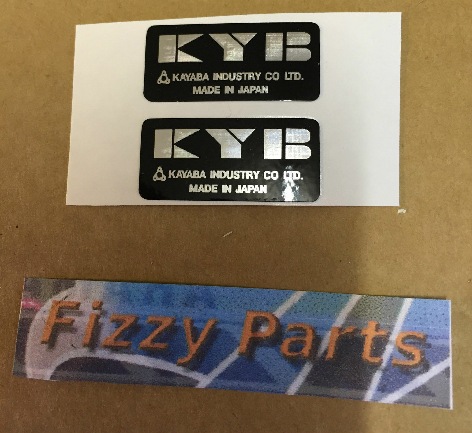 YAMAHA FS1-E FIZZY FS1 FS1E SS KYB FORK & SHOCK DECALS x 2 | eBay