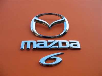 03 04 05 06 07 08 MAZDA 6 MAZDA6 REAR EMBLEM LOGO BADGE SIGN SYMBOL OEM ...