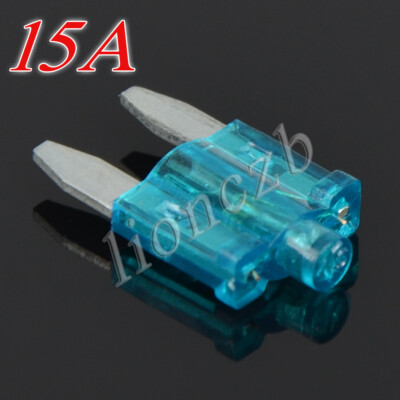 10x Mini Blade Fuse Assortment AUTO APM ATM Fuses 15A AMP With ...