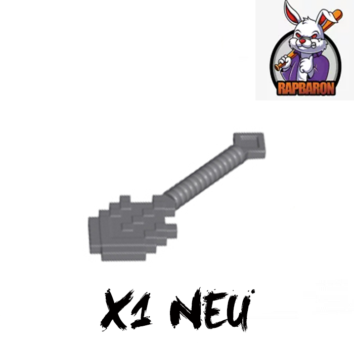 Lego® Minecraft Schaufel Pixelated Shovel Dark Bluish Gray 18791 ...