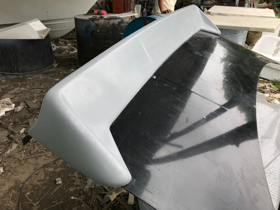 JDM Stock Style Spoiler rb20det fit Nissan Skyline R31 GTS-R gtsr gtr ...