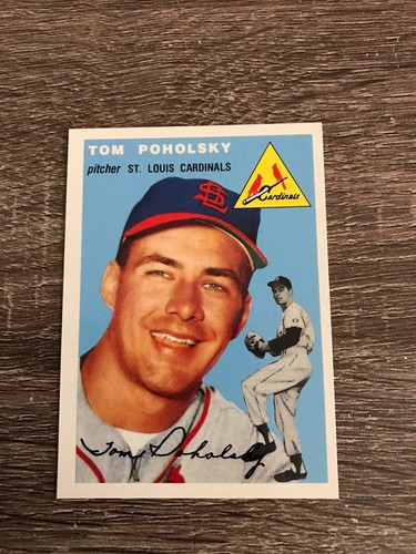 1994 Topps Archives 1954 #142 Tom Poholsky St. Louis Cardinals mint ...