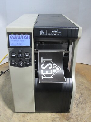 Zebra 110Xi4 DT/ Thermal Transfer Label Printer 112-801-00200 178411 in ...