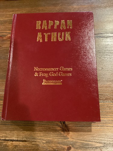 Rappan Athuk Numbered And Signed Hardcover 241/500 Necromancer Frog God ...