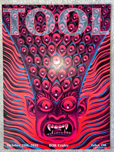 Tool Band Concert Poster Tulsa Tour October 29 2019 /600 Alex Grey | eBay