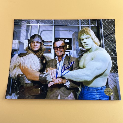 Stan Lee ‘Incredible Hulk’ TV Show Autographed 8x10 Photo Signed COA ...