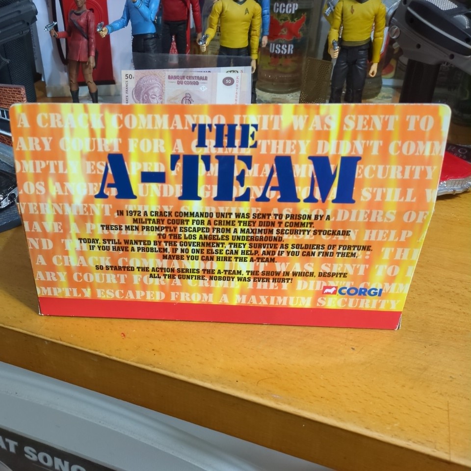 Corgi The A-Team CC87502 Van & BA Barracus Figure Boxed NEW | eBay UK