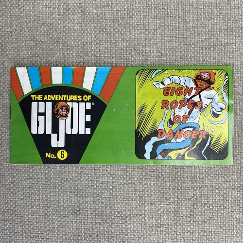 The Adventures Of GI Joe No. 6 Mini Comic 1969 Hasbro Eight Ropes of ...