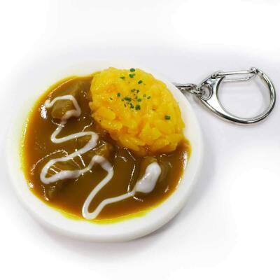 NEW Food sample key chain chicken curry 289K | eBay