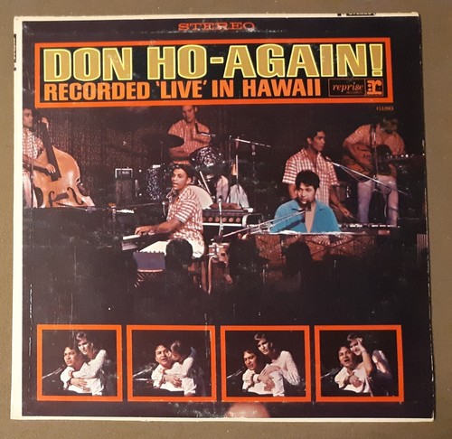 Don Ho Again Recorded Live in Hawaii by Reprise Records 33rpm VINYL LP Record | eBay