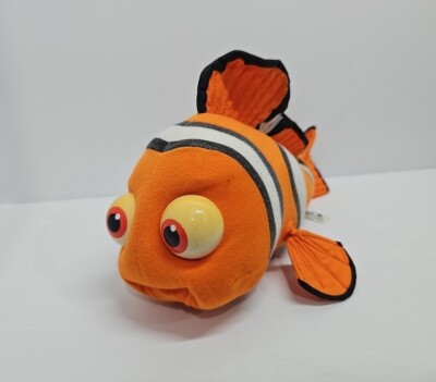 Hasbro Disney Pixar Talking Nemo Fish Plush Stuffed Toy Finding Nemo ...