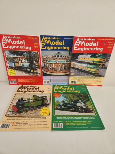 5x Australian Model Engineering Magazines 2003 Issues 107-111 | eBay