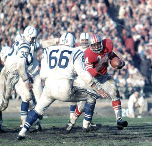 JD Smith & Don Shinnick 49ERS vs COLTS 1961 Original 120mm Photo ...