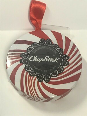 ChapStick Collector's Edition Tin Ornament, Candy Cane Swirl (contains ...