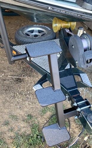 Omega Triple Step Bass Boat Trailer Steps MADE IN USA