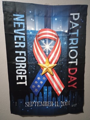 911 Never Forget Garden Flag Armed Forces Service Decorative Yard House ...