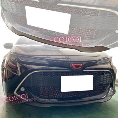 Unpainted V type front spoiler for Toyota 19~22 Corolla hatchback SE ...