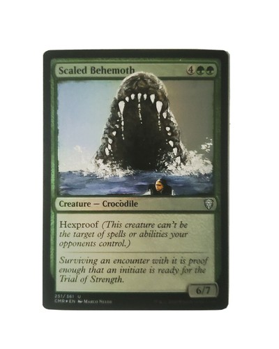 Scaled Behemoth Mtg Altered Art | eBay