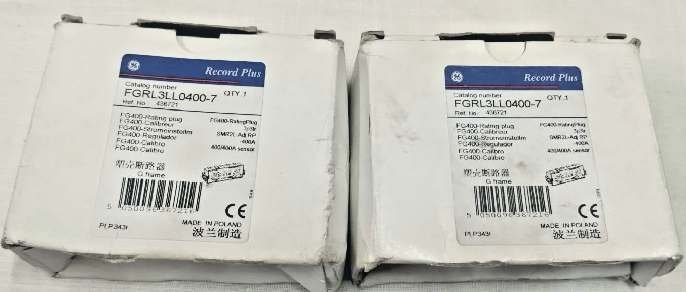 GE FGRL3LL0400-7 SMR2L ADJUSTABLE 400A FG400 CIRCUIT BREAKER RATING ...