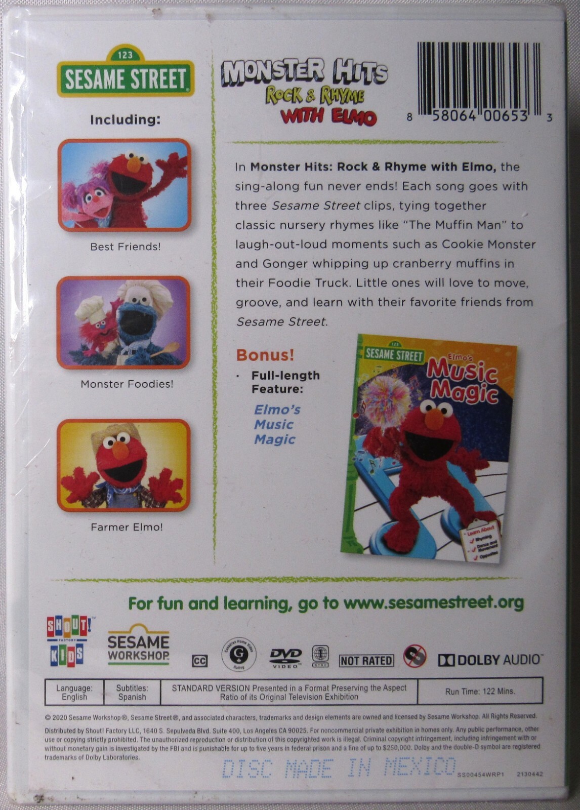 Sesame Street Monster Hits
