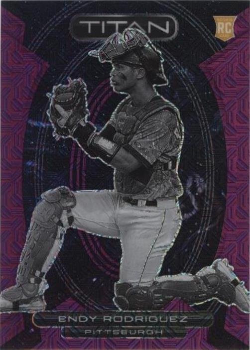 2023 Panini Chronicles - Titan Endy Rodriguez #4 Purple Mojo Prizm /50 ...