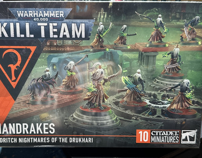 NIB GAMES WORKSHOP WARHAMMER 40K KILL TEAM MANDRAKES DRUKHARI DARK ELDAR | eBay