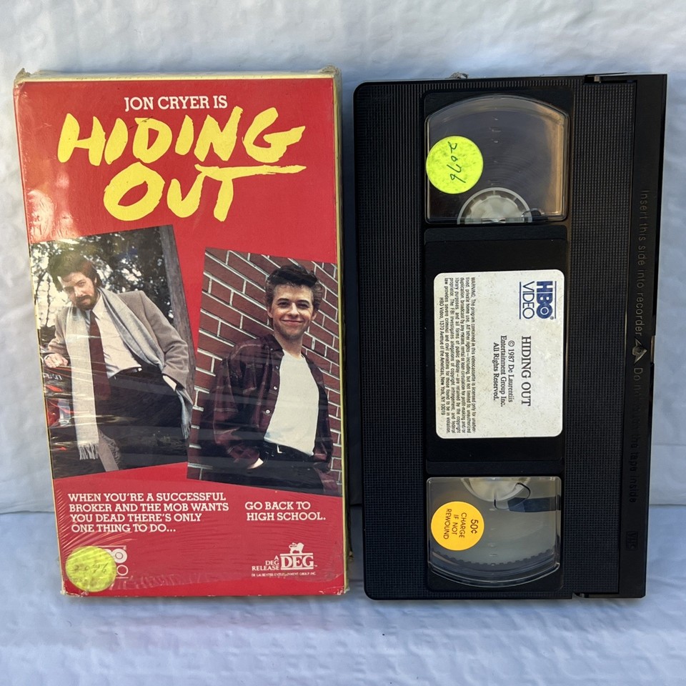 Hiding Out VHS 1987 HBO Video/DEG First Release 26359004230| eBay