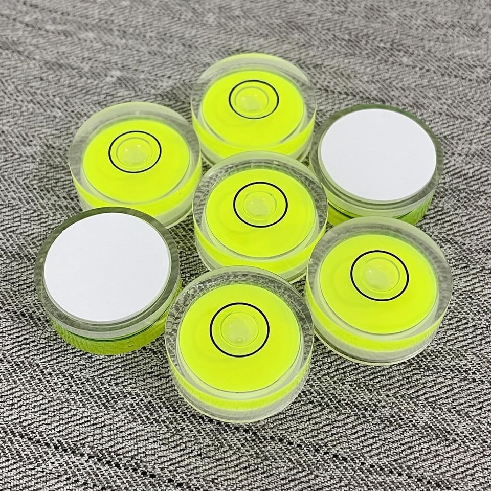 4Pcs Small Circular Bubble Levels with Double Sided Adhesive Bottom ...