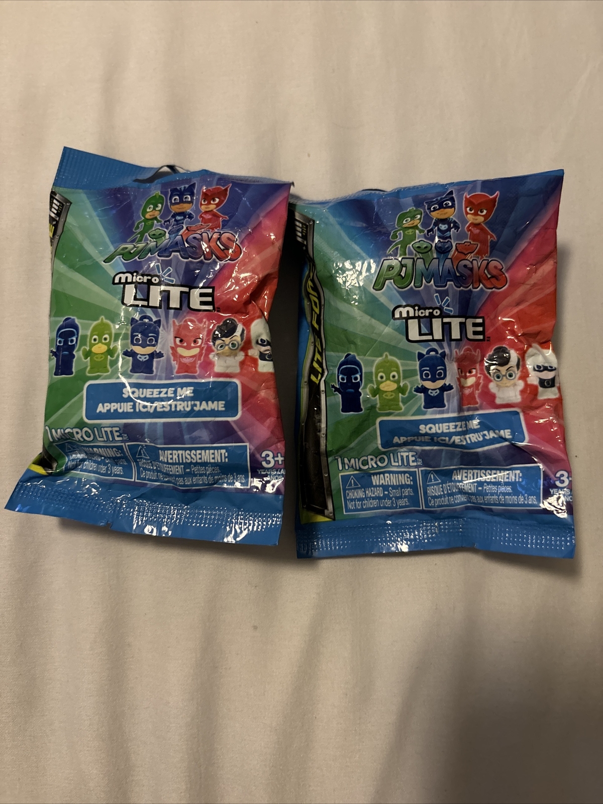 Lot Of 2 PJ Masks Micro Lite Force SEALED blind bag mini figure - NIP ...