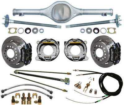 CURRIE 55-57 CHEVY REAR END & WILWOOD DISC BRAKES,LINES,E-BRAKE ...